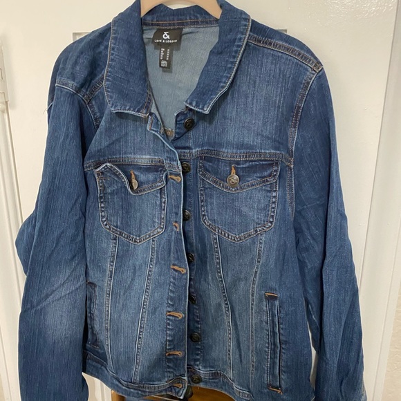 Love & Legend | Jackets & Coats | Love Legend Eliza Blue Denim Cotton ...